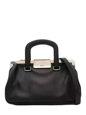 Max Mara Leather Tote Bag - Black