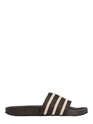 ADIDAS X WALES BONNER Wb Adilette Leather Slides - Brown