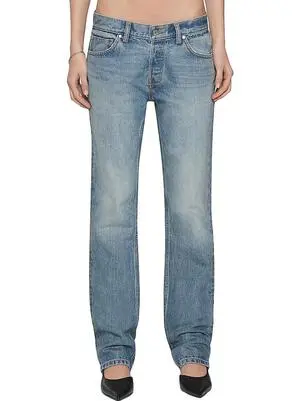 EB DENIM Low Slung Straight Leg Jeans - Luca