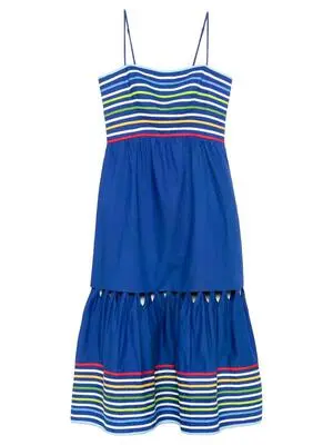 Farm Rio Striped Maxi Dress - Blue