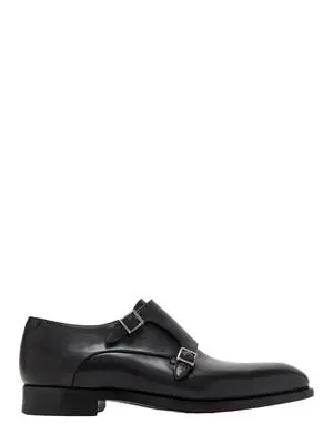 Magnanni Leather Loafers - Black