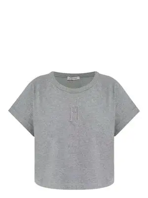 BY MALENE BIRGER Hedalia T-Shirt Grey