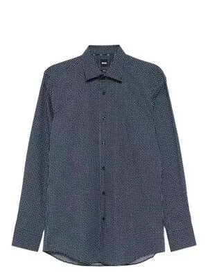 BOSS Printed Shirt - Blue