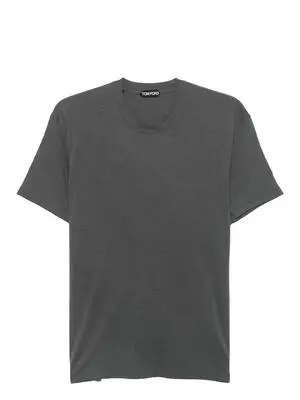 TOM FORD Mélange-effect T-shirt - Grey