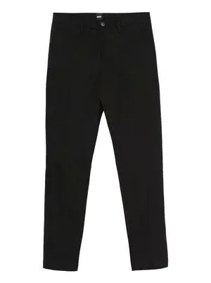 BOSS Cotton-Blend Pants Black