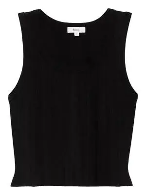 AGOLDE Ribbed Tank Top - Black