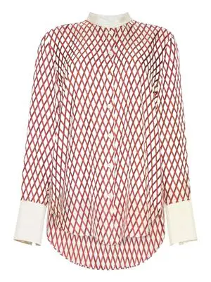 Adam Lippes Farrow Shirt - Red