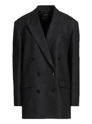 Isabel Marant Étoile Virgin Wool Double-breasted Blazer - Grey
