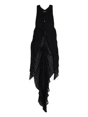 ANN DEMEULEMEESTER Tailored Vest - Black