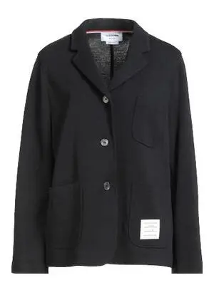 Thom Browne Blazer In Virgin Wool - Blue
