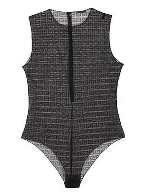 Givenchy Bodysuit In Polyamide And Elastane - Black