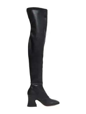 Chloé Leather Over-the-knee Heeled Boots - Black