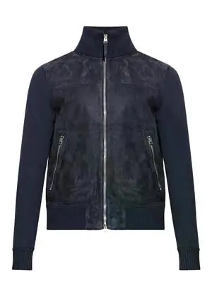 TOM FORD Zip-front Padded Bomber Jacket - Blue