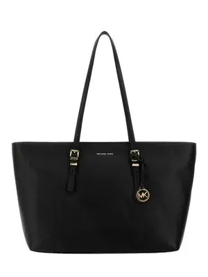 Michael Kors Logo-lettering Shoulder Bag - Black