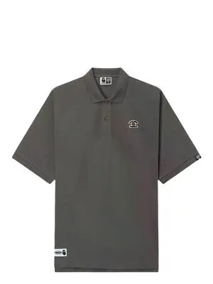 FINGERCROXX Logo-appliqué Polo Shirt - Grey