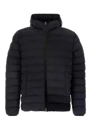Herno Padded Hooded Jacket - Black