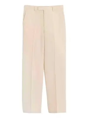 Valentino Garavani Wool Gabardine Trousers - Neutrals