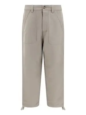 Brunello Cucinelli Linen Pants Brown