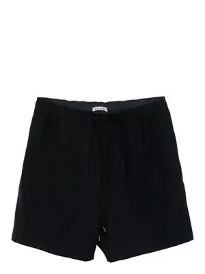 Auralee Wool-blend Shorts - Blue