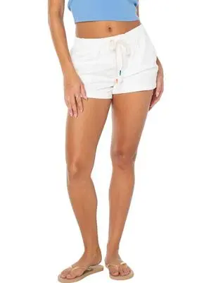 Roxy Drawstring Shorts - Cld Dancer