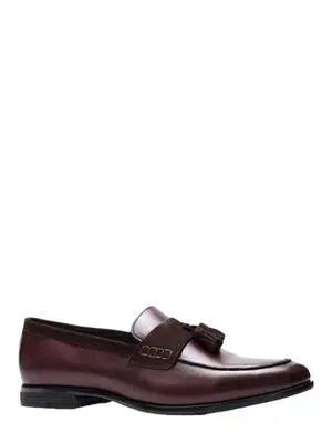 CARLOS BY CARLOS SANTANA Laurent Tassel Loafer - Brown Leather