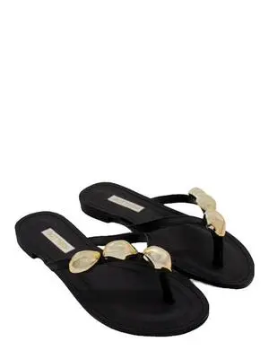 BUTTERO® Bottero Studded Slide Sandals Preto