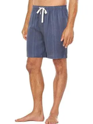 Majestic International Woven Lounge Shorts - Chambray