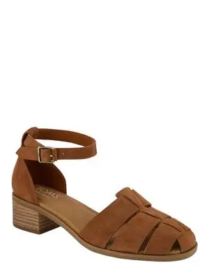 Toms Jaclyn Ankle Strap Fisherman Sandal - Brown