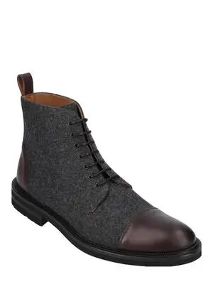 Taft The Jack Lace-up Boot - Grey/oxblood