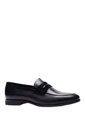 CARLOS BY CARLOS SANTANA Leon Penny Loafer - Black Leather