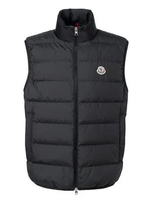 Moncler Contrin Quilted Down Vest - Black