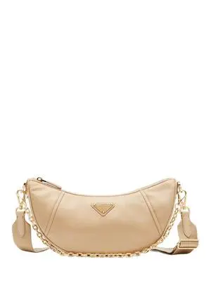 Prada Re-nylon Shoulder Bag - Beige
