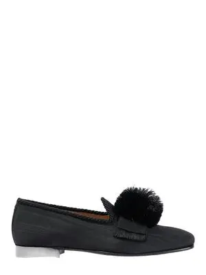 Valentino Garavani Bowow Grosgrain Loafers - Black
