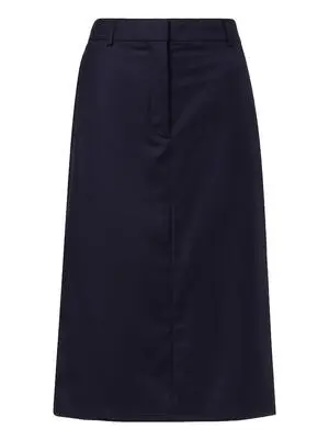 Stella McCartney Wool Pencil Skirt - Blue