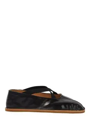 Dries Van Noten Leather Slip-on Shoes - Black