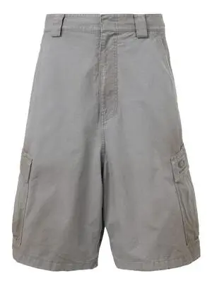 Balenciaga Cotton Cargo Shorts - Grey