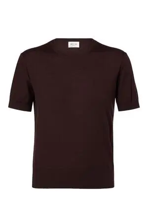 Saint Laurent Wool Top - Brown