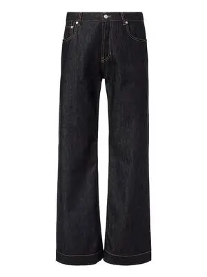 ALEXANDER MCQUEEN Mid-Rise Wide-Leg Jeans