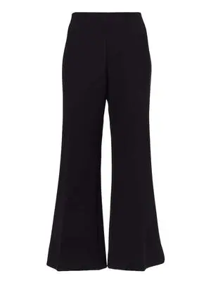 Khaite Walter Cotton Canvas Flared Pants - Black