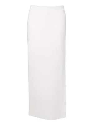 Khaite Lilth Crêpe Jersey Pencil Skirt - White