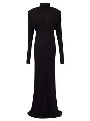 Stella McCartney Crêpe Jersey Gown - Black