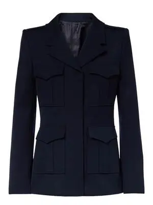 Alexander McQueen Tailored Wool Jacket - Blue