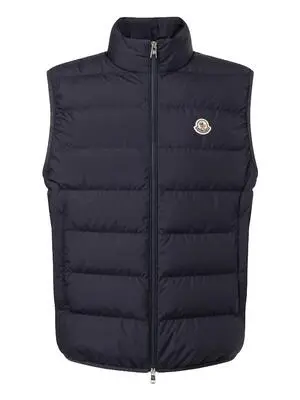 Moncler Contrin Quilted Down Vest - Blue