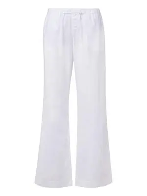 ASCENO Rosa Cotton Straight Pants