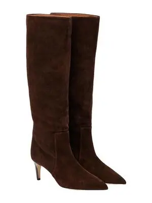 PARIS TEXAS 60 Suede Knee-High Boots