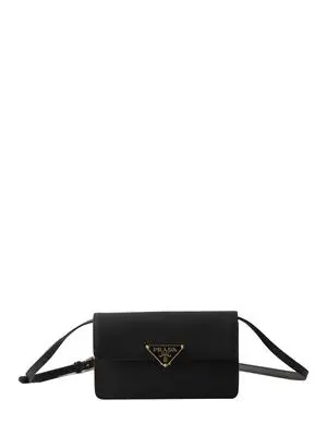 Prada Mini Saffiano Leather Bag - Black