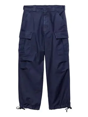 Prada Cotton Cargo Pants - Navy