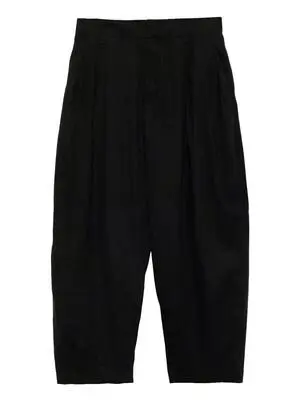 CROQUIS Zip-up Trousers - Black