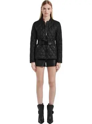 Rudsak Ximena Diamond-quilted Down Jacket - Black