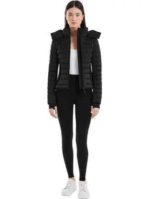 Rudsak Fitted Down Puffer Jacket - Black